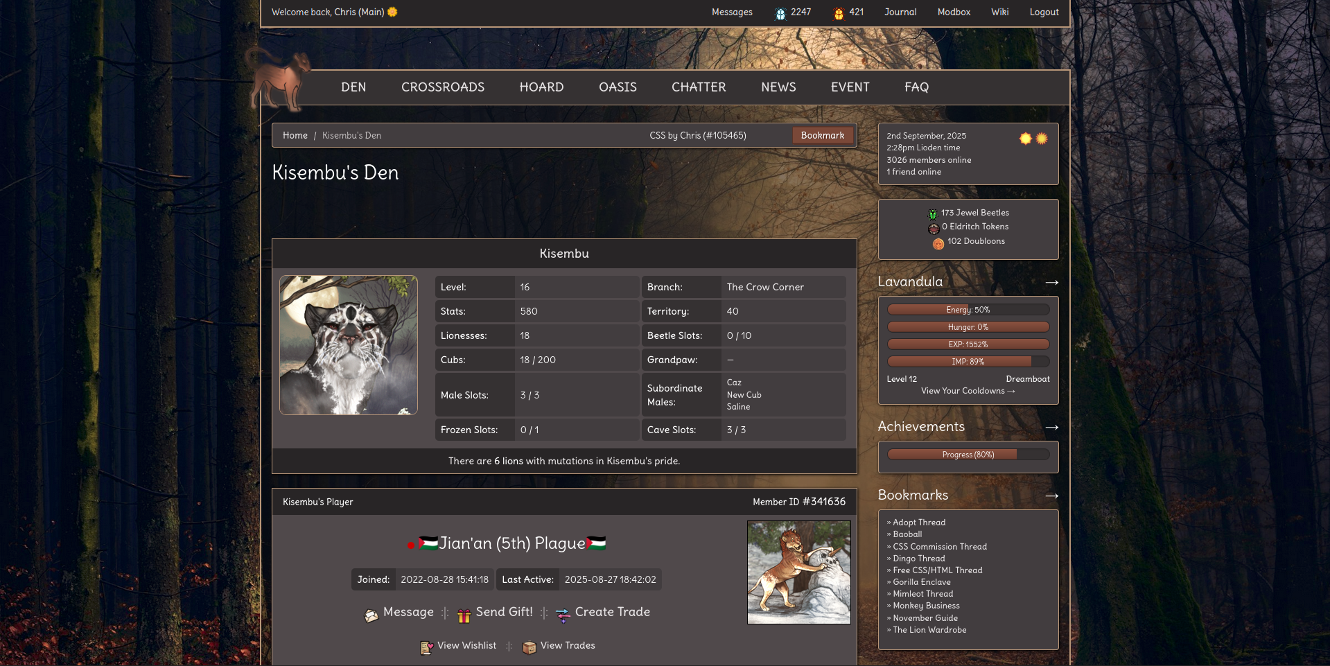 [OPEN GB] Chris' CSS Commissions :|: Lioden